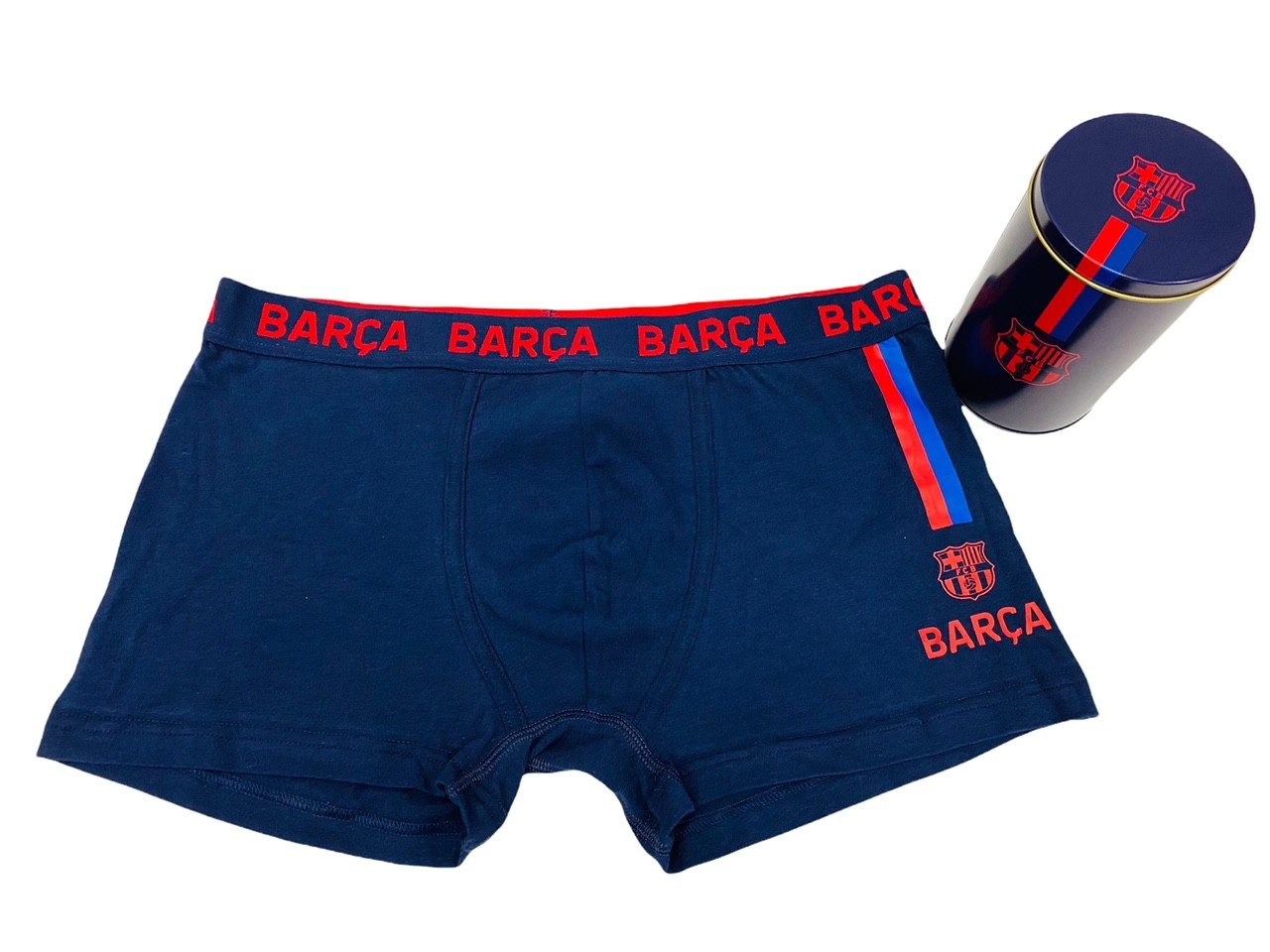 Bóxer FC BARCELONA para Caballero Color Azul